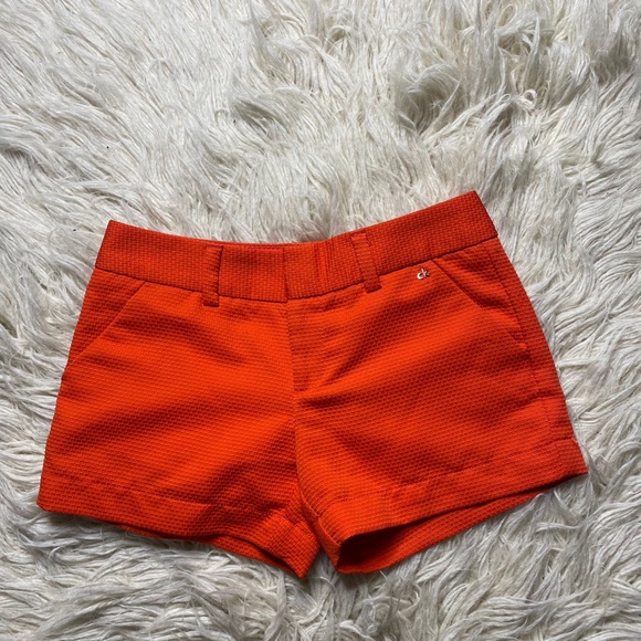 Calvin Klein | Shorts | Calvin Klein Womens Shorts Orange With Ck Logo ...